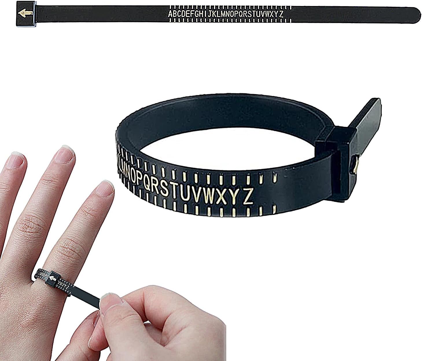 LuojinLuoda Ring Sizer Measuring Kit – 1-Pack Jewelry Sizing Tool for ...