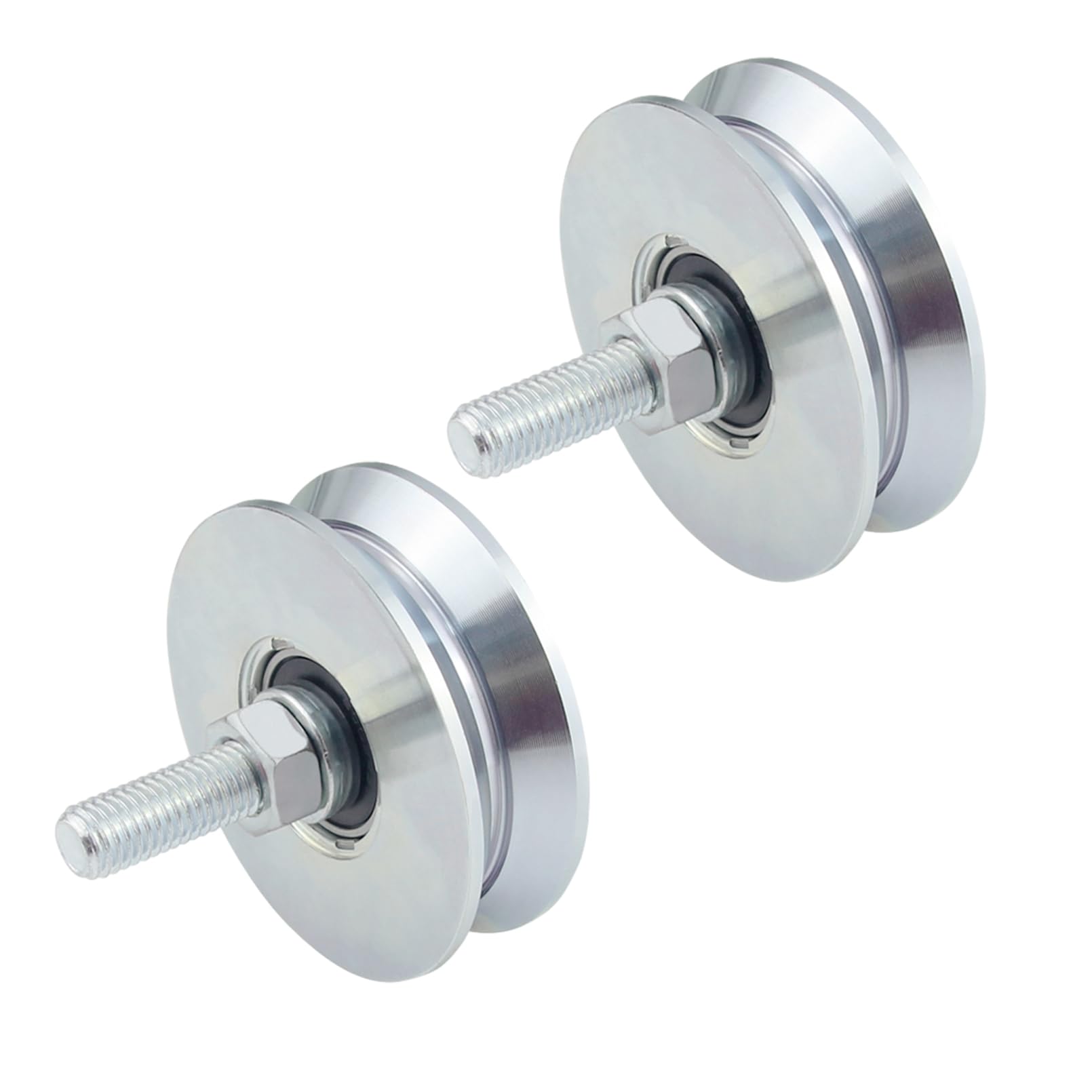 Snapklik.com : V Groove Wheel Galvanized Sliding Gate Casters Heavy ...