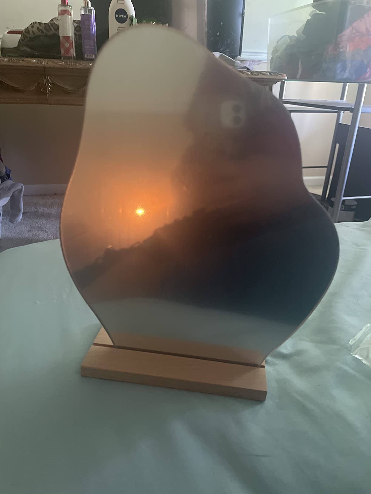 $2/mo - Finance Aesthetic Room Decor Desk Mirror, Decorative Locker ...