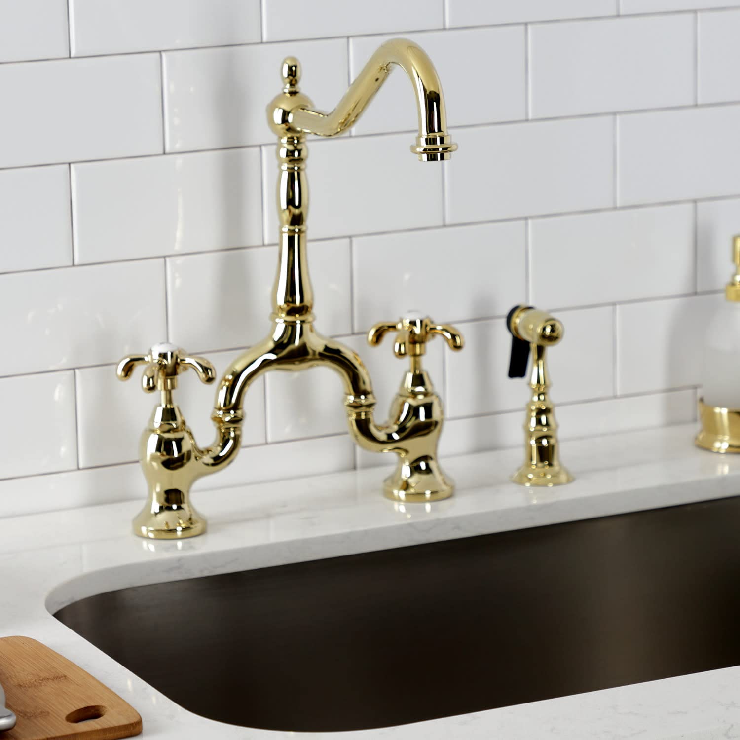 French Country Kitchen Faucet Kingston Brass French Country Widespread