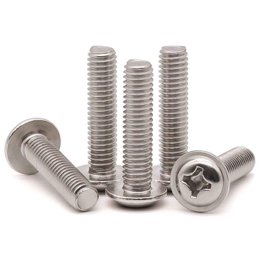 Snapklik.com : (50 Pcs) M4-0.7 X 16mm Stainless Steel Pan Washer Head ...
