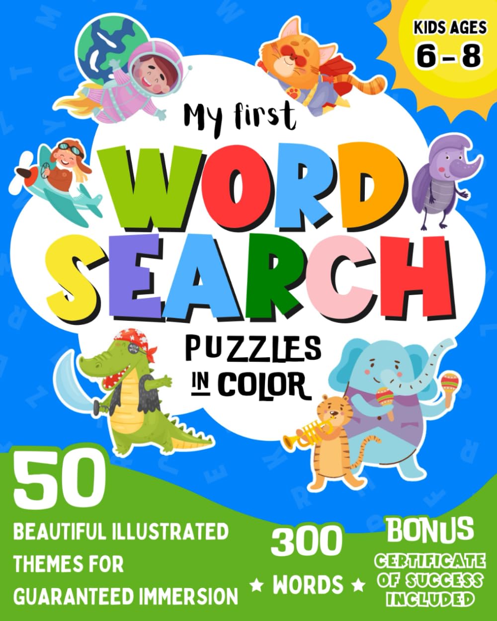 My First Word Search Puzzles Book in Color for Children Ages 6 - 8 ...