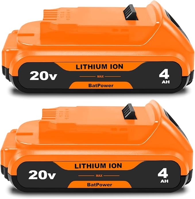 Amazon.com: BatPower 2 Pack 20V MAX Batteries Compact 4.0Ah DCB240-2 ...