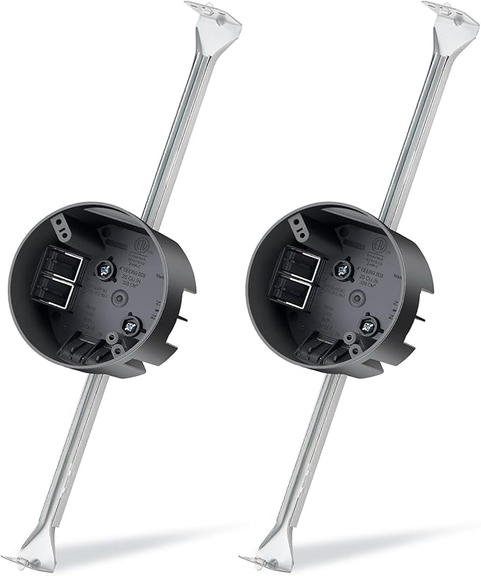 Amazon.com: Therwen 2 Pcs Ceiling Fan Brace Ceiling Fan Electrical Box ...