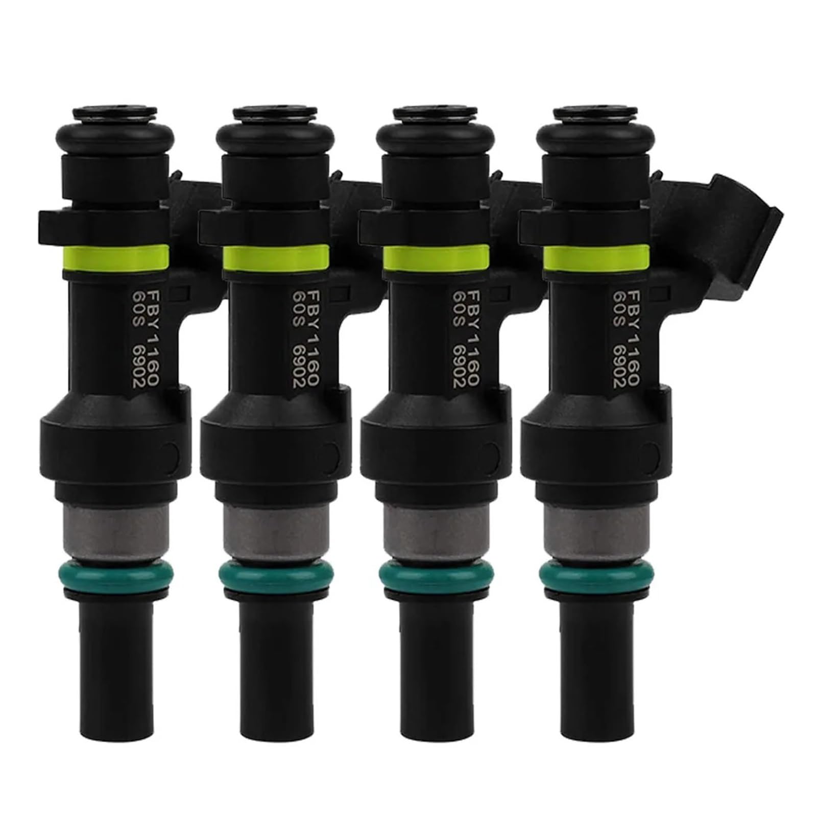 Amazon.co.jp: 4 個の燃料インジェクター 16600ED000 16600-ED000 FBY1160 。日産と互換性があります ...