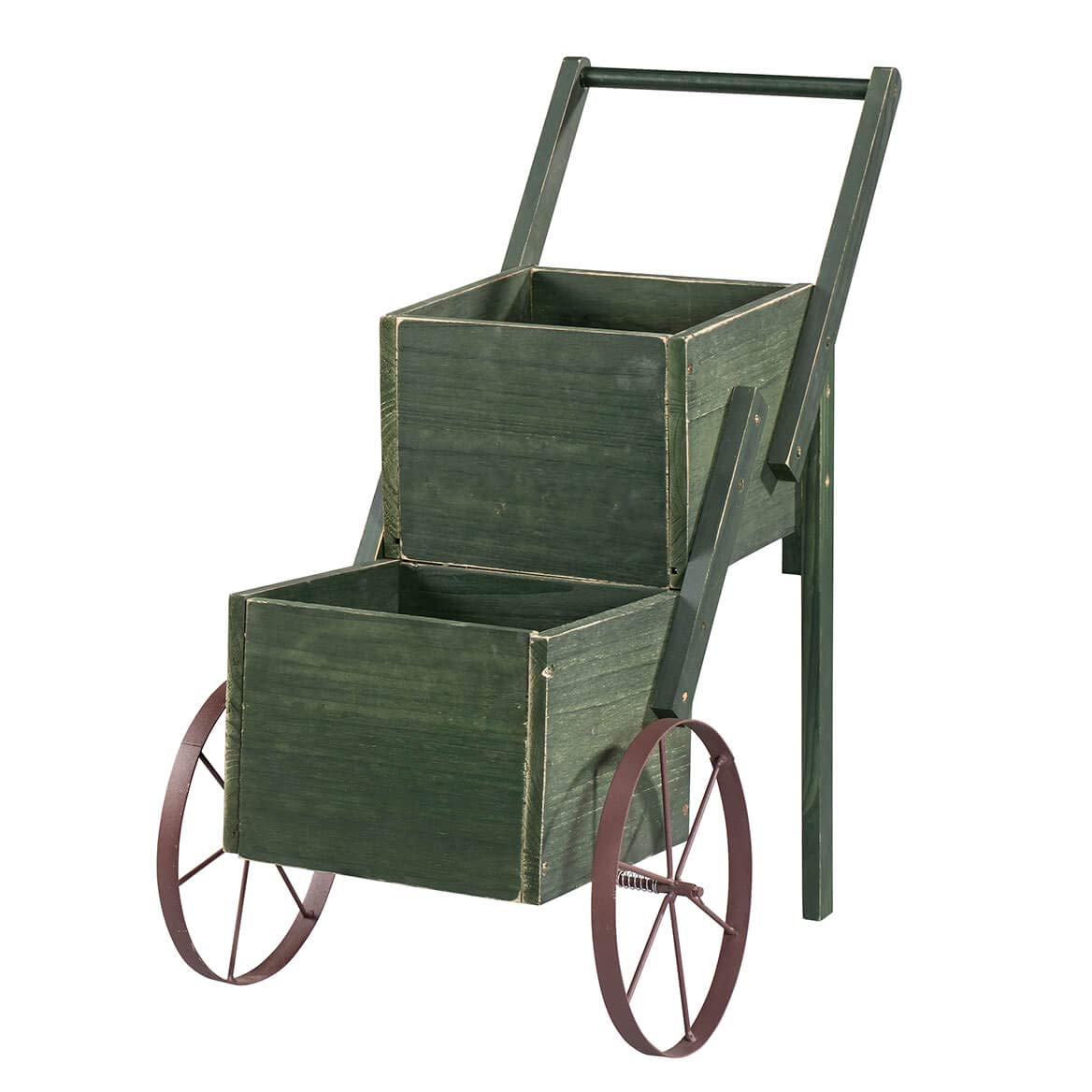 Amazon.com : Fox Valley Traders 366288 Garden Trolley Cart, Green ...