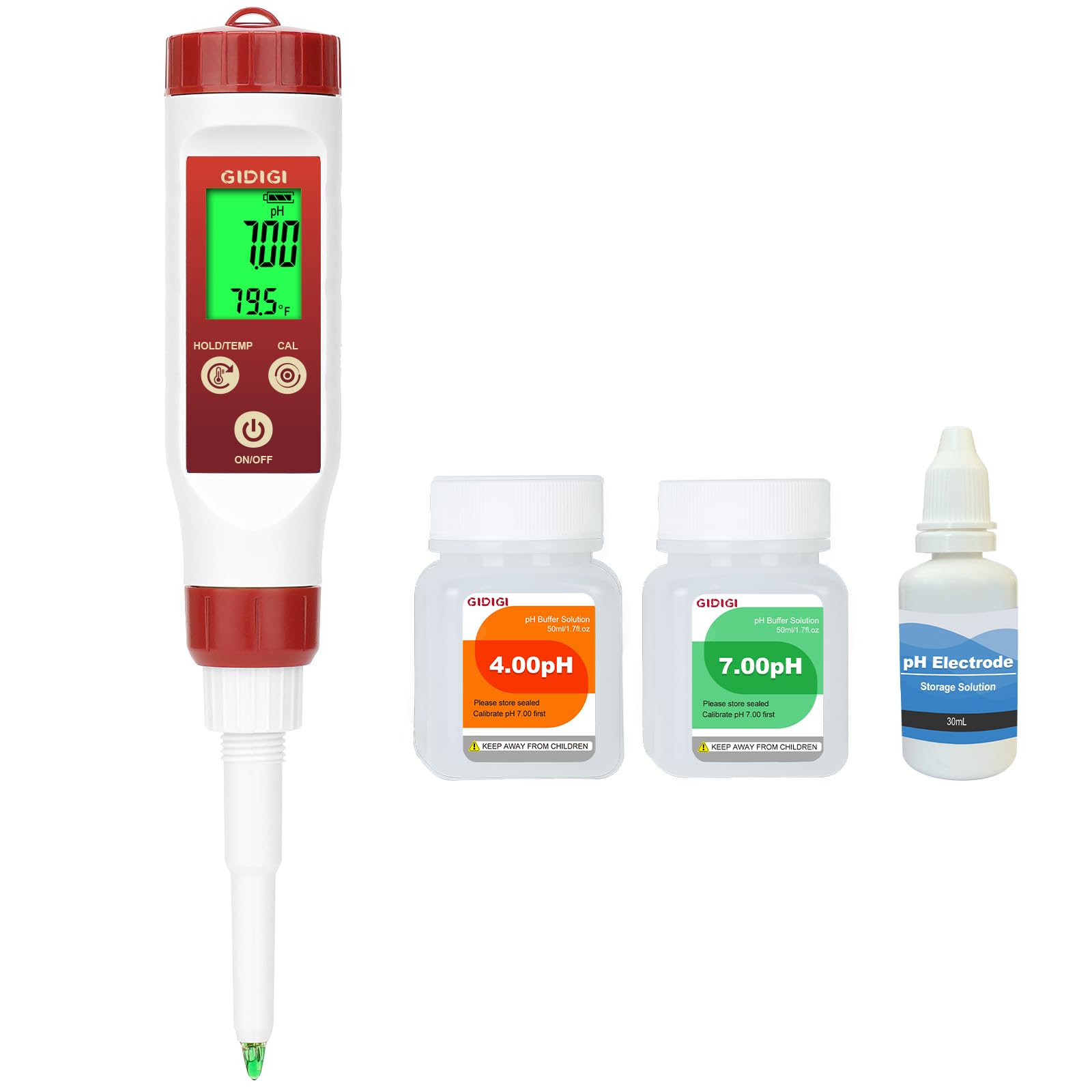 pH Meter for Food,Digital pH Meter for Fermentation,Hot Sauce,Canning ...