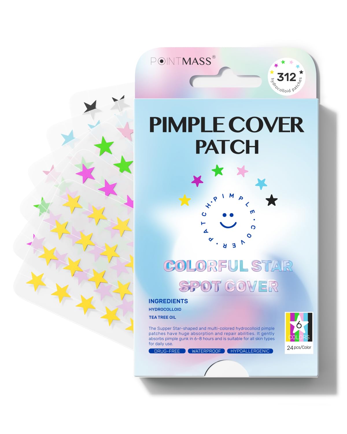 Amazon.com: Star Pimple Patches for Face: Cute Acne Zit Dots ...