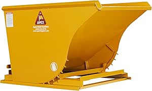 Amazon.com: Apex Heavy Duty Self-Dumping Hopper, 2 Cubic Yard Capacity ...