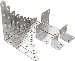 Amazon.com: 90 Degree Right Angle Bracket Triangle Iron Angle Code L ...