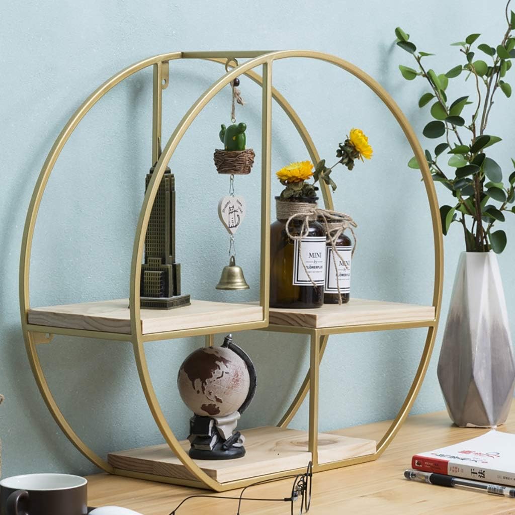 Floating Shelves Round Wall Shelf Unit, 4 Tier Floating Shelves for ...