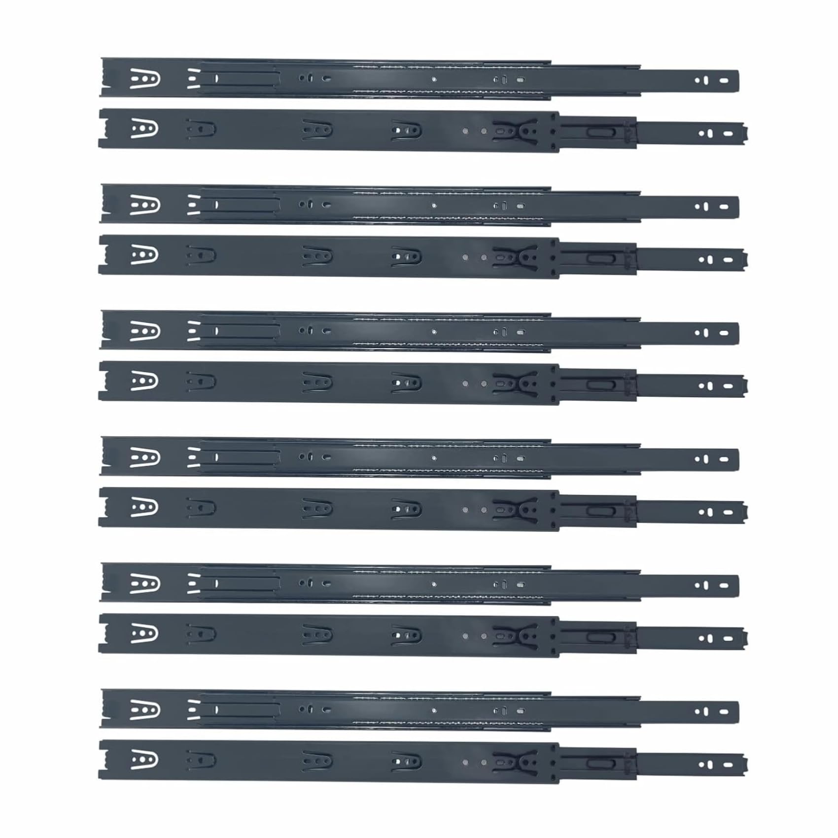 SmartSlide 6 Pairs Heavy Duty 20 inch Drawer Channel for Kitchen Drawer ...