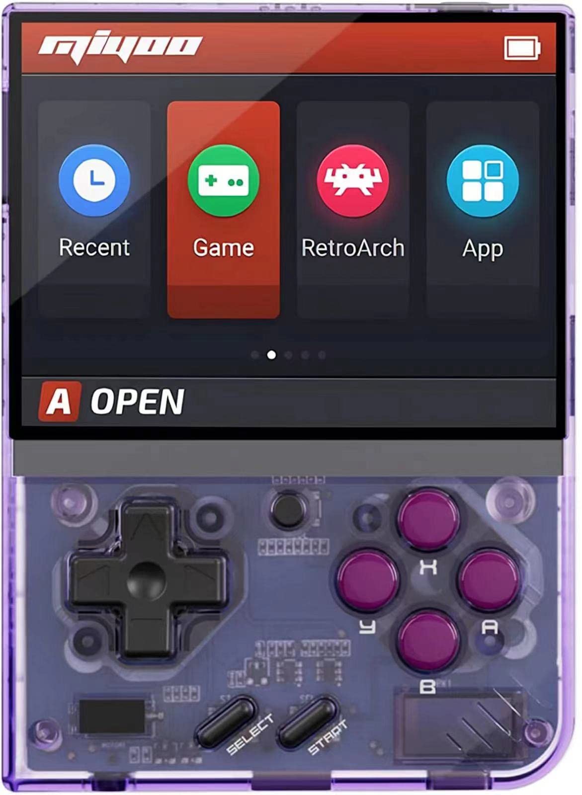 Miyoo Mini Plus Handheld Game Console, 3.5 Inch Open Source Retro Game ...