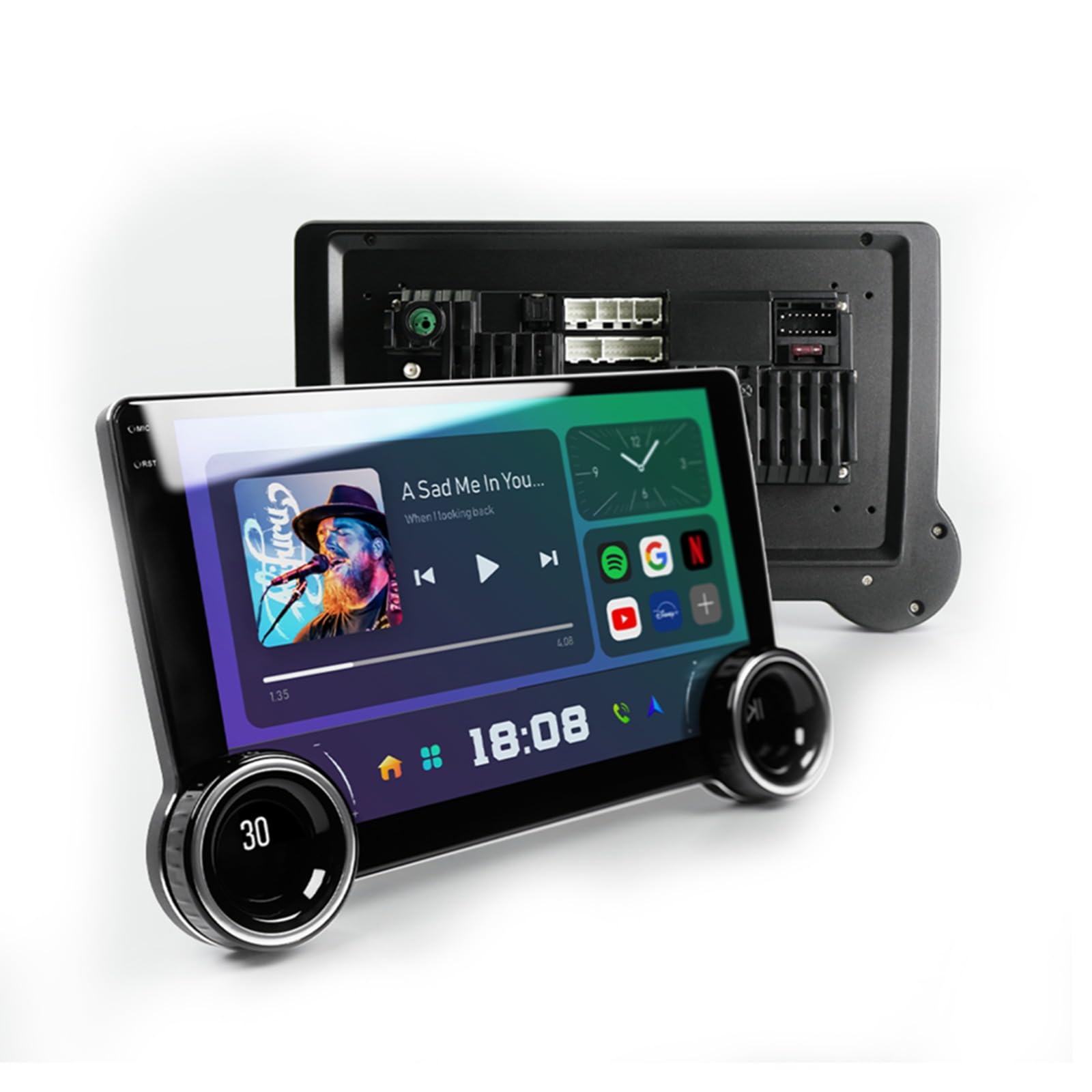 MEGAAUDIO X80 10.1 inch Diamond 2K Player Car Android 13 TS-18 ...