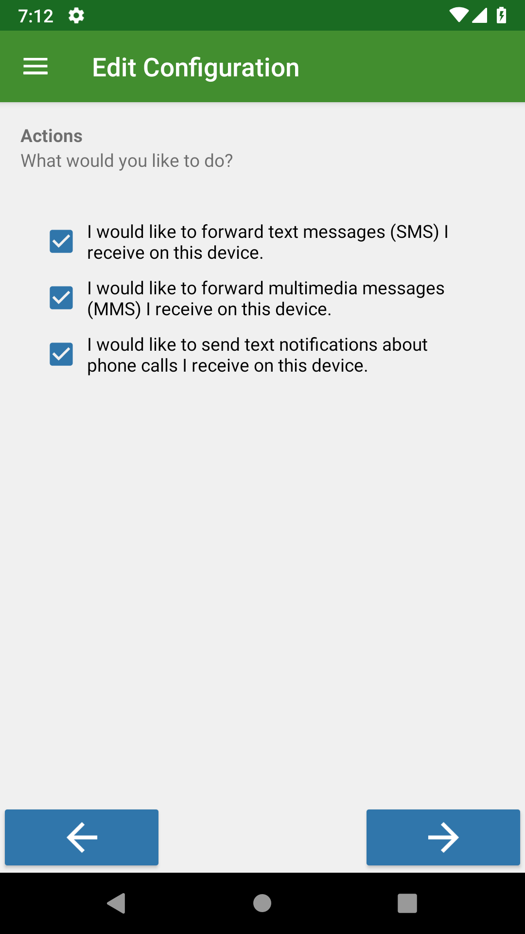 Message Forwarder - SMS, MMS, and Call Forwarding - App on Amazon Appstore