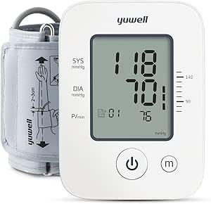 yuwell Blood Pressure Monitor, Extra Large Upper Arm Cuff, Digital Blood Pressure Machines for ...