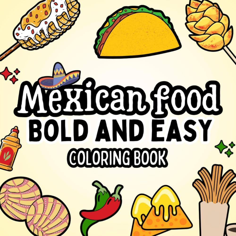 mexican restaurant coloring pages