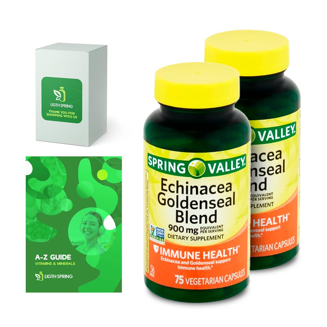 Amazon.com: Spring Valley Echinacea Goldenseal Blend Dietary Supplement ...