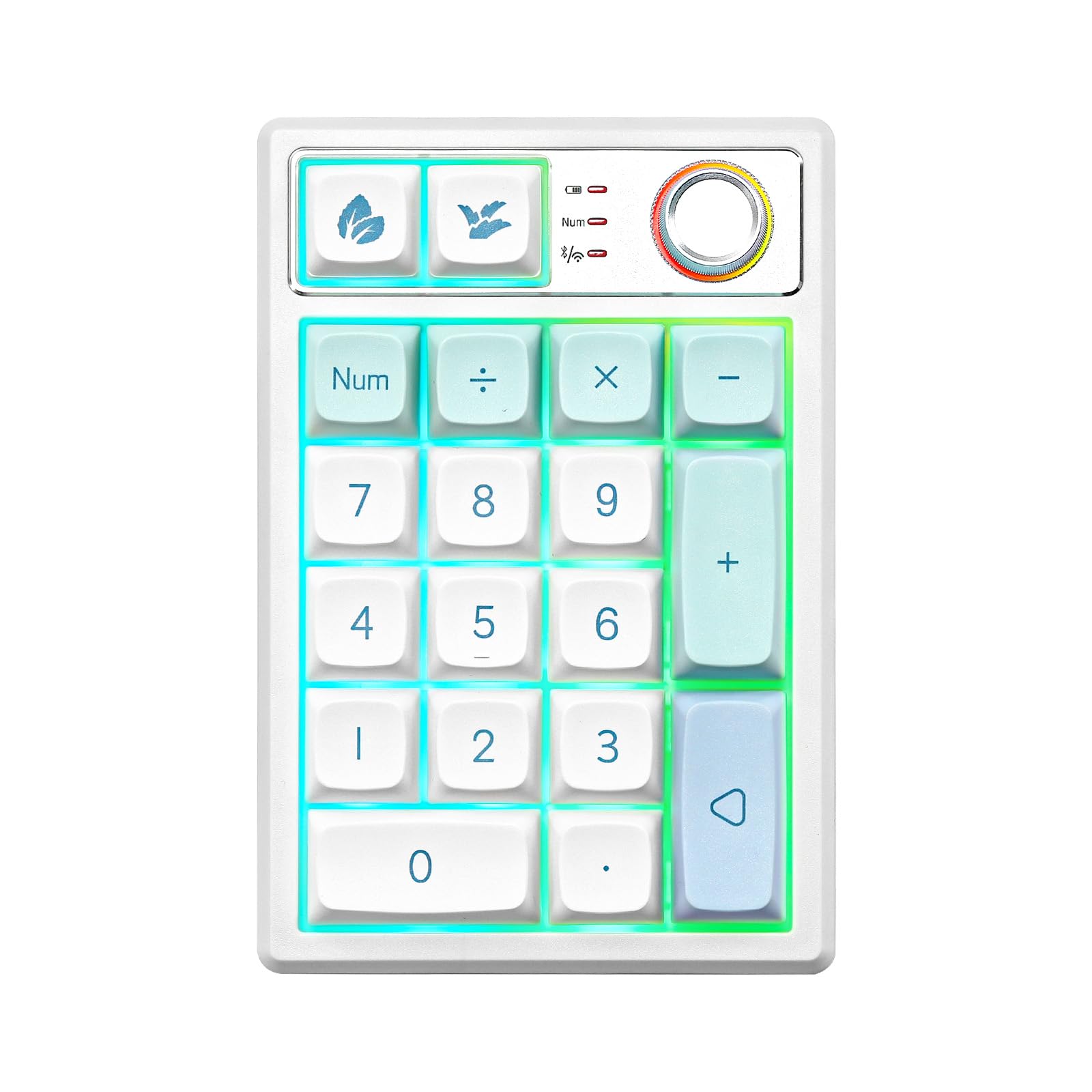 Amazon.com: YUNZII YZ19 Wireless Mechanical Number Pad,19 Keys Numeric ...