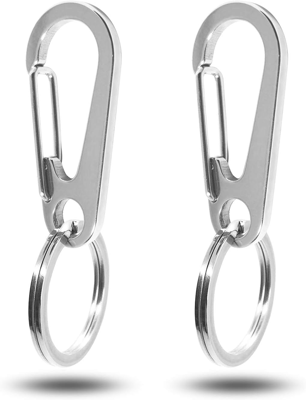 Amazon.com: 2 Pack Dog Tag Clips, Stainless Steel Heavy Duty Quick ...