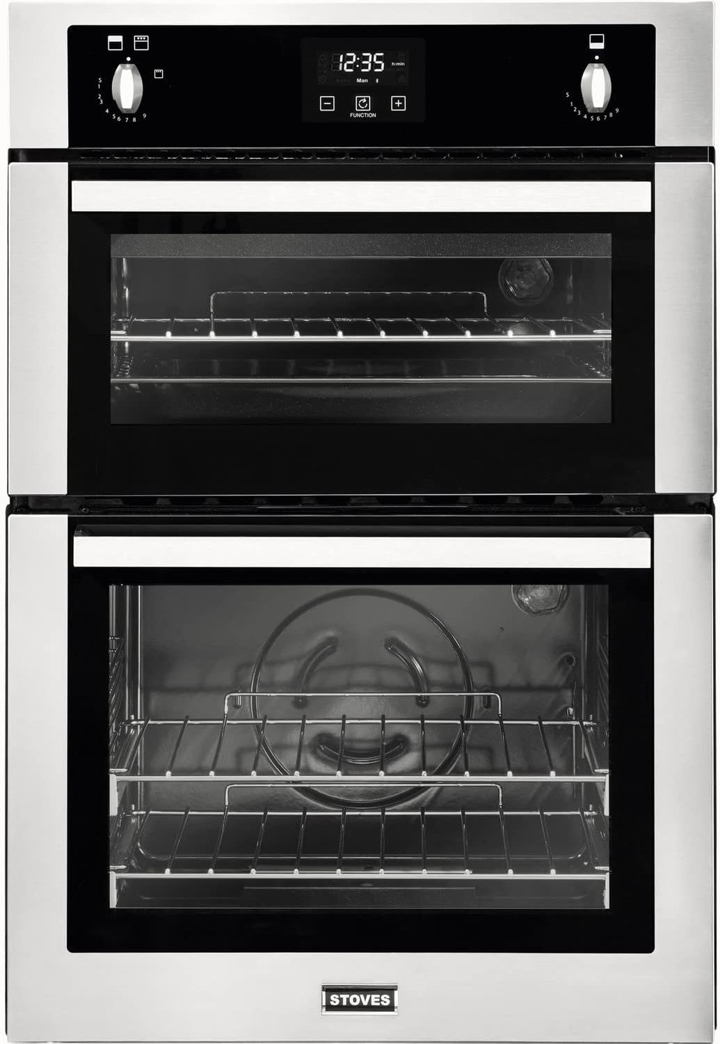 Stoves Built-in Gas Double Oven - Stainless Steel : Amazon.co.uk: Large ...