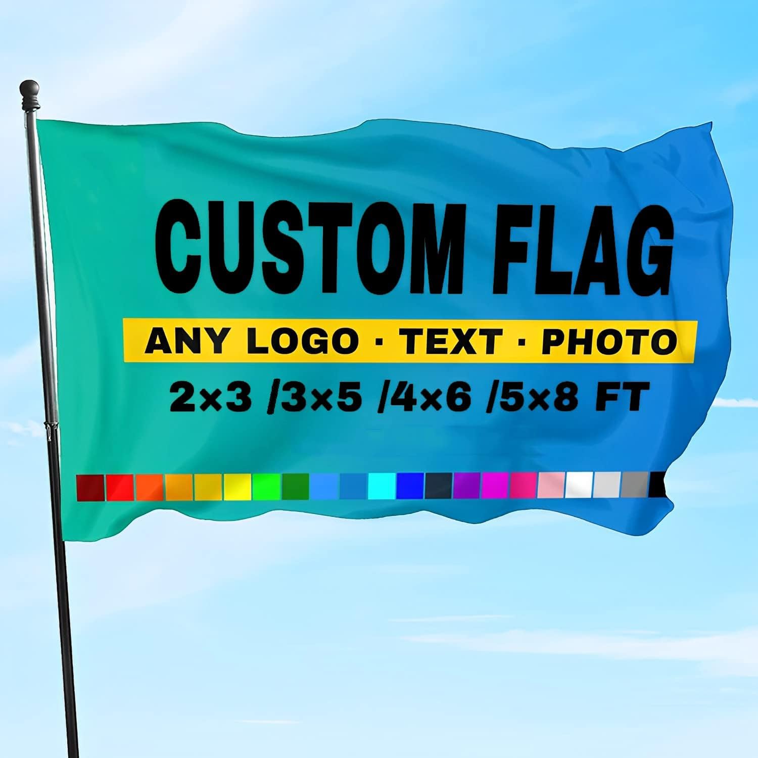 Amazon.com : MuMiY Custom Flags Double Sided, Personalised Flags ...