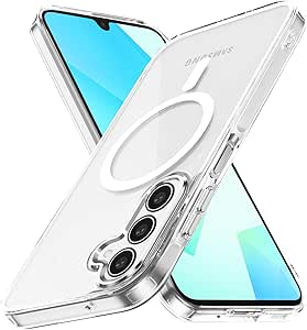 Amazon.com: Lunivop for Samsung Galaxy A16 5G Case Hard [Compatible with Magsafe ] Yellowing ...