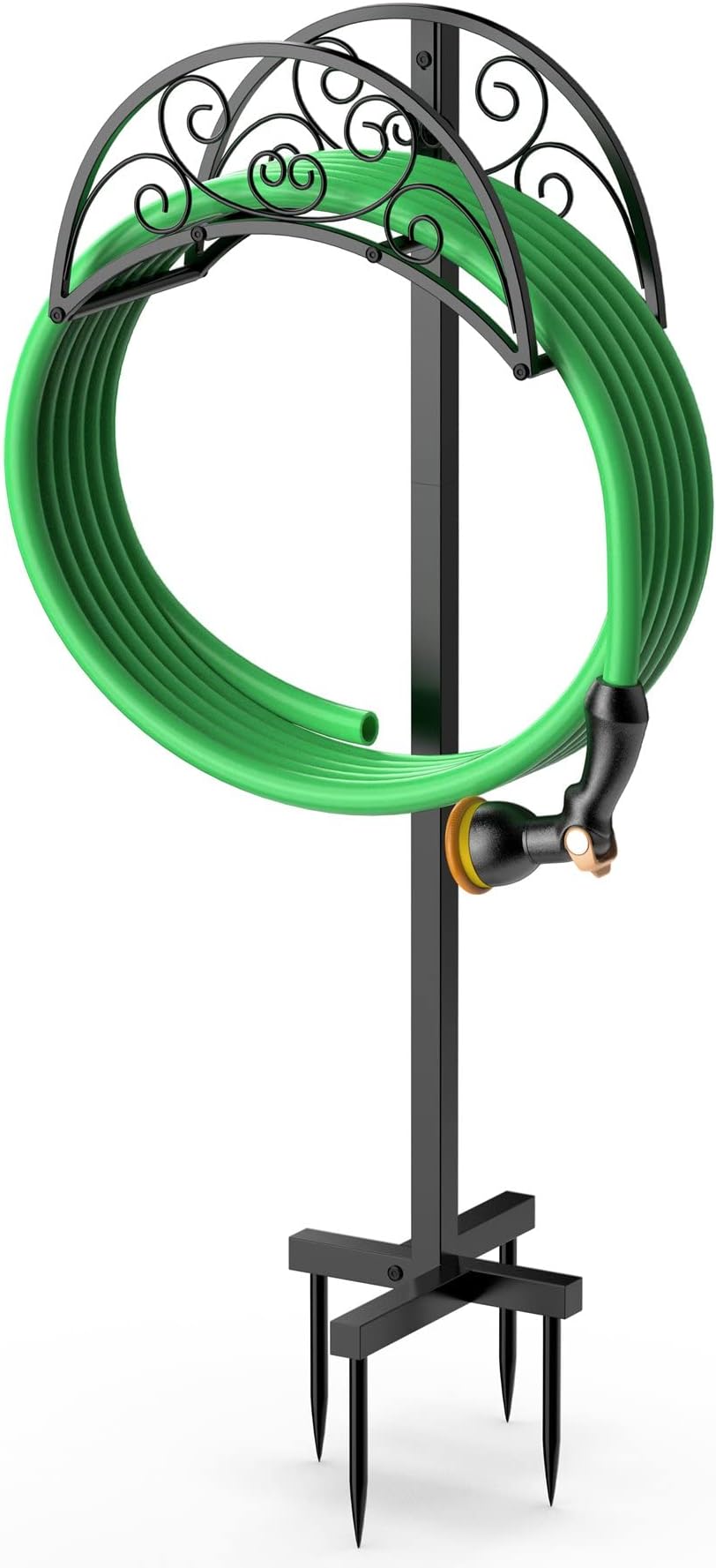 Amazon.com: GPMTER Heavy Duty Garden Hose Holder with 4 Spikes ...