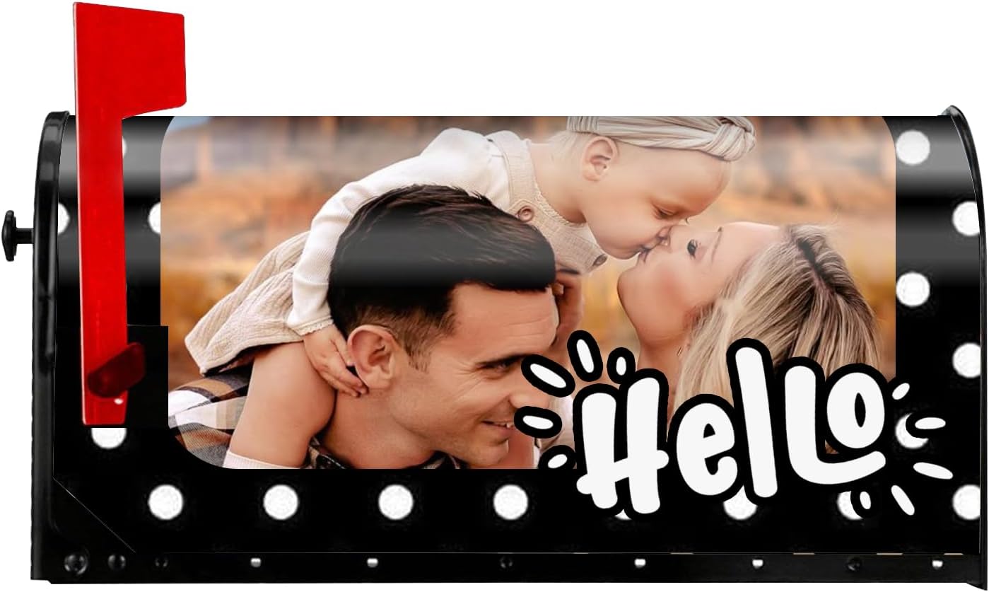 Amazon.com: Custom Mailbox Covers Magnetic, Personalized Design ...