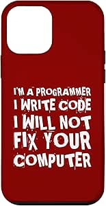 Amazon.com: iPhone 12 mini Funny Computer Programmers Coding Programmer Code Humor Case : Cell ...