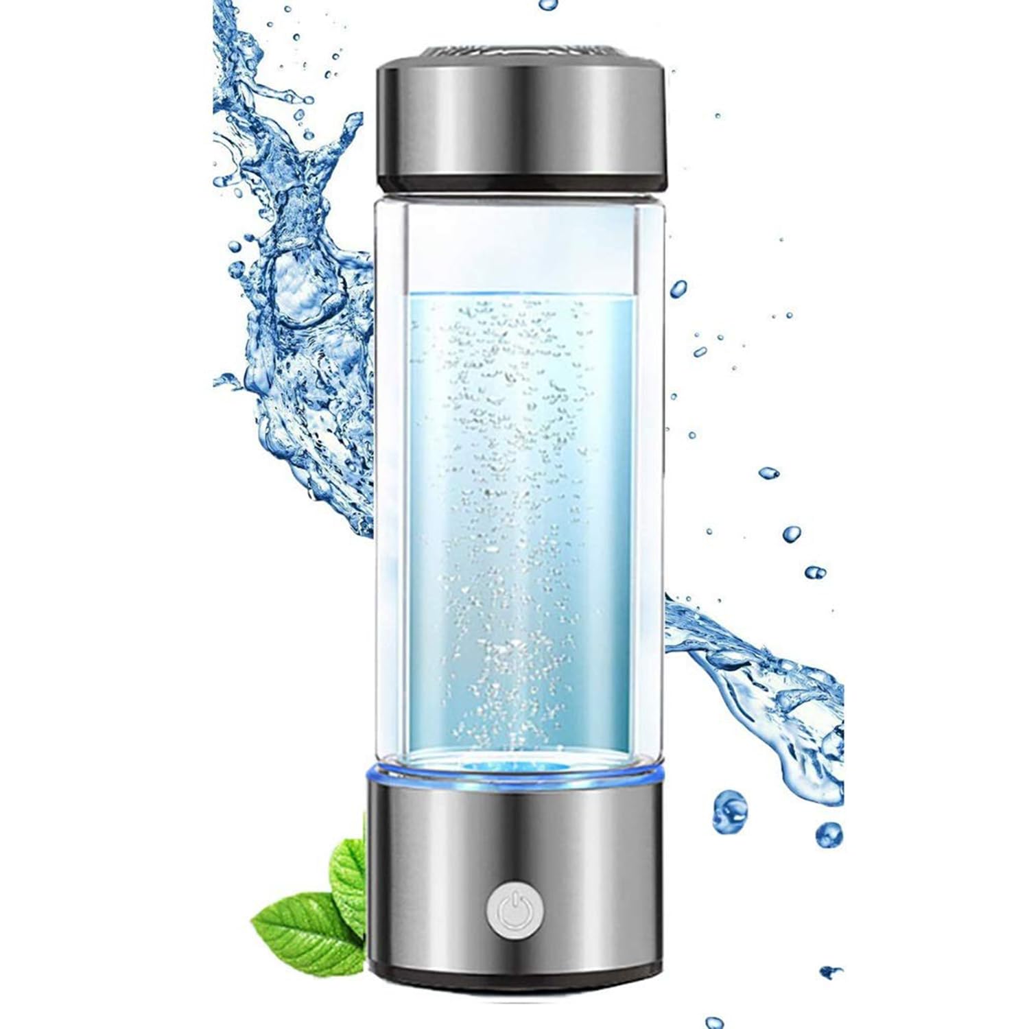 Portable Hydrogen Water Generator 420ML, Ion Bottles Hydrogen Water Ionizer, Ion Water Bottle ...