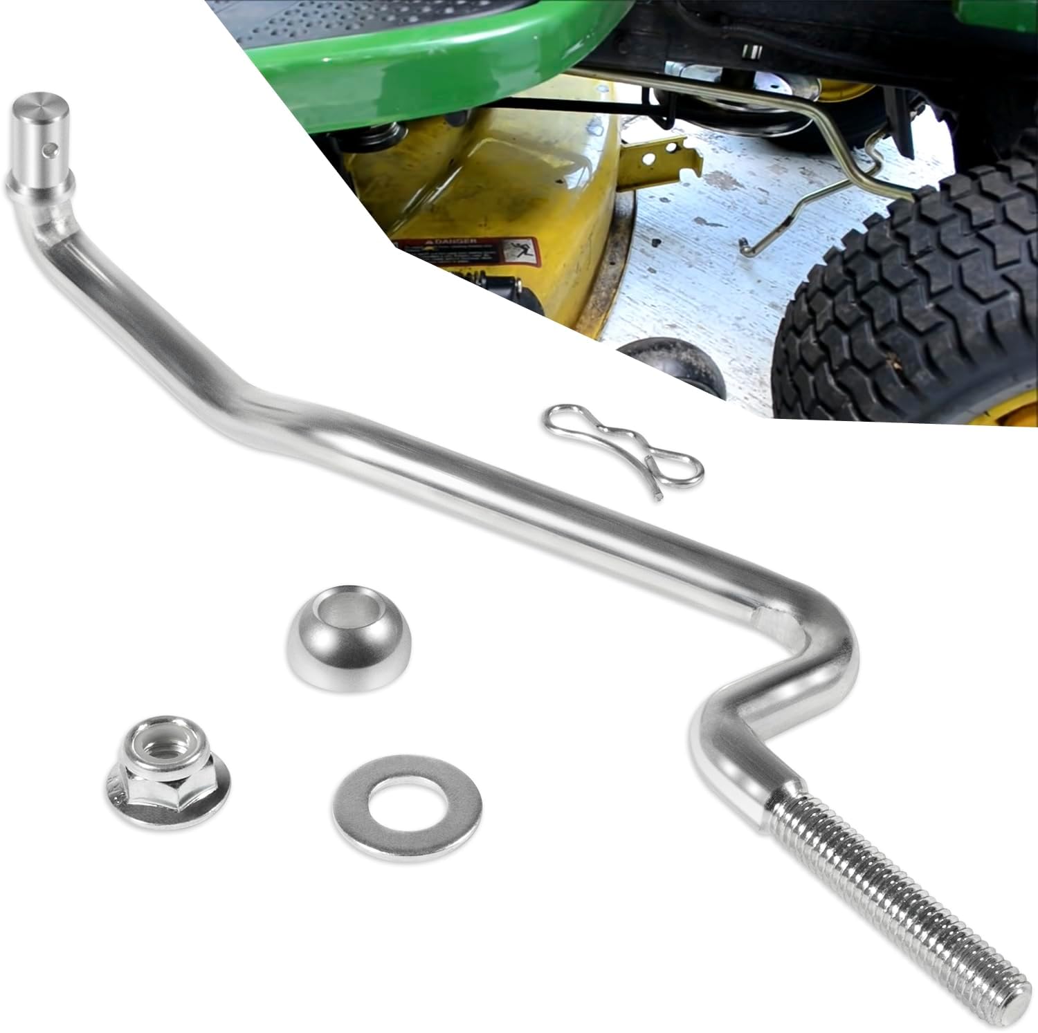 Amazon.com: GX20497 Front Draft Arm Kit/ GX20497 Deck Lift Linkage Kit ...
