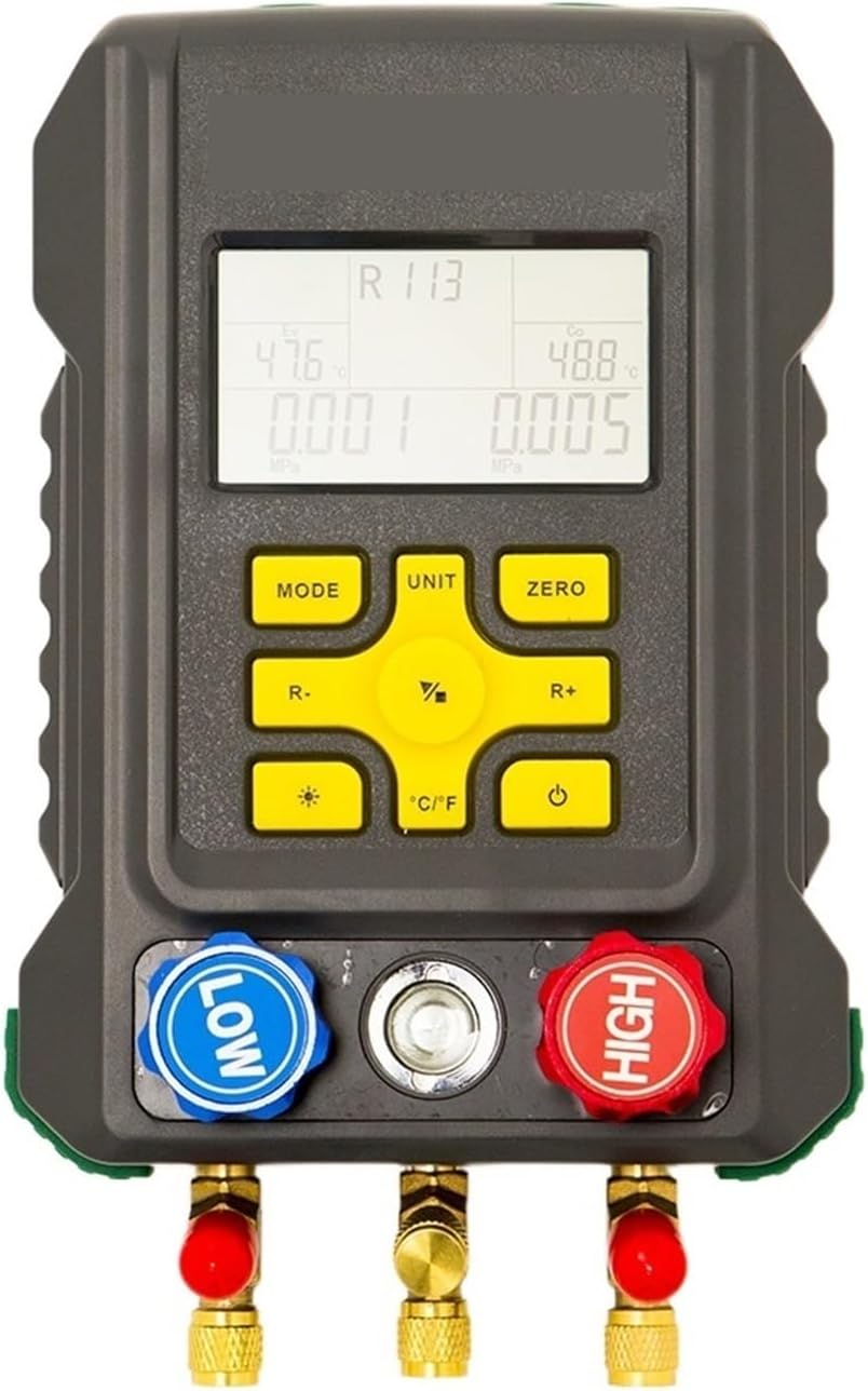 HVAC Manifold Gauge Digital Vacuum Manometer Manifold Refrigerant ...