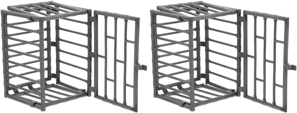Amazon.com: 2Pcs Mini Cage Model, Miniature Cage Model Toy, Mini Animal ...