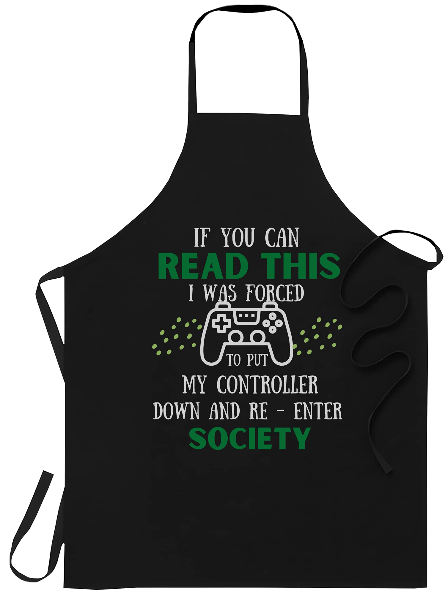 Amazon.com: gamer Black Cooking Aprons- Gamer for Teen Boys - If You ...
