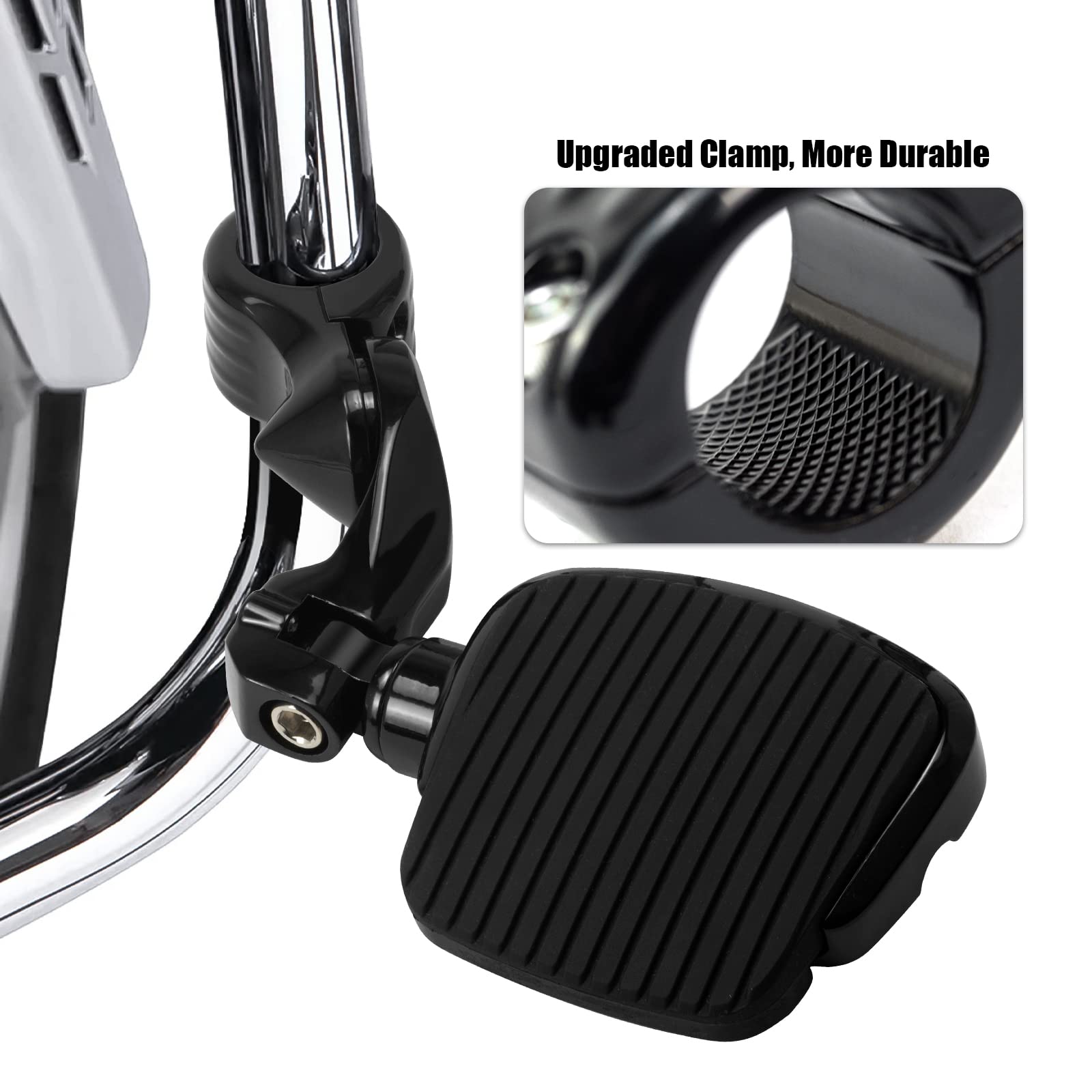 Snapklik.com : 1.25" Short Angled Adjustable Motorcycle Mini Board Kit ...