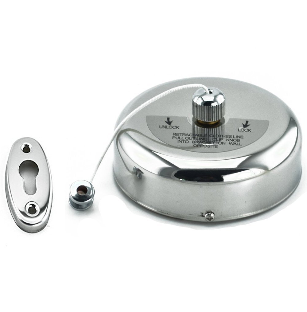 Aquieen Retractable Cloth Line (Liner Hanger) Round with Installation ...
