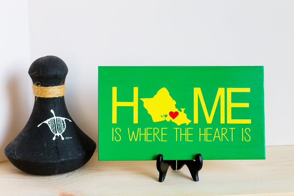 Amazon.com: Oahu Home Sign - Home Sign - Hawaii Sign - Oahu Sign ...