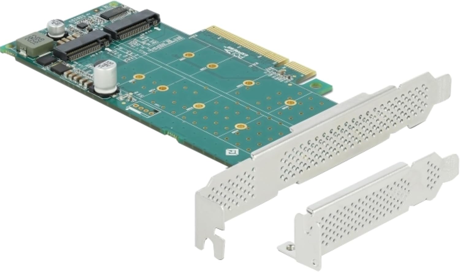 Amazon.com: Delock 89045 PCI Express x8 Card to 2 x Internal NVMe M.2 ...