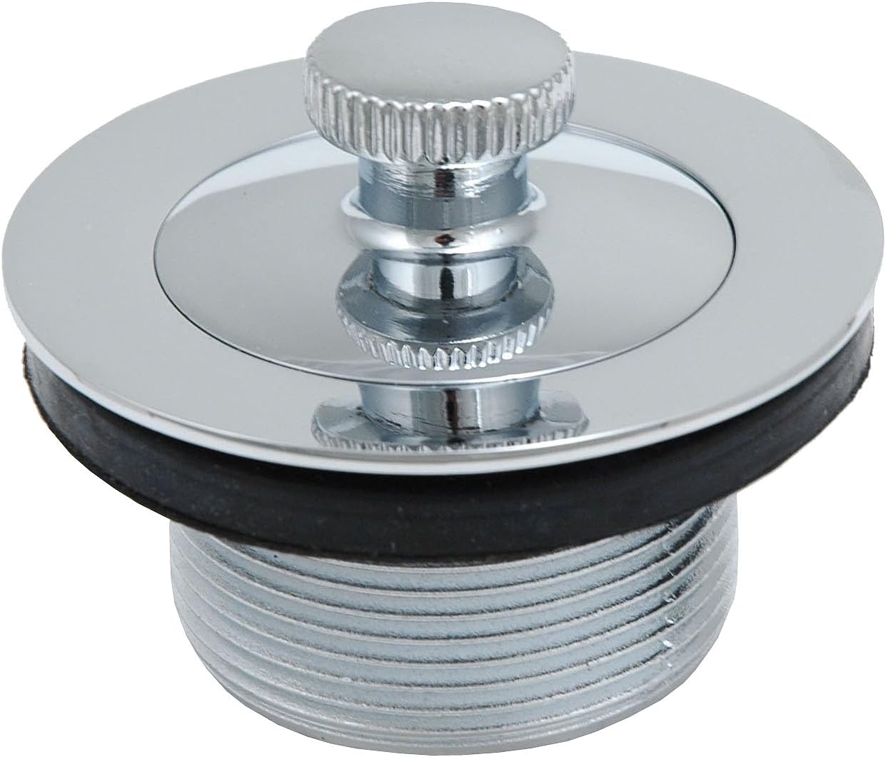 PlumbUSA Lift-n-Turn Bathtub Drain Assembly with Strainer and Stopper ...