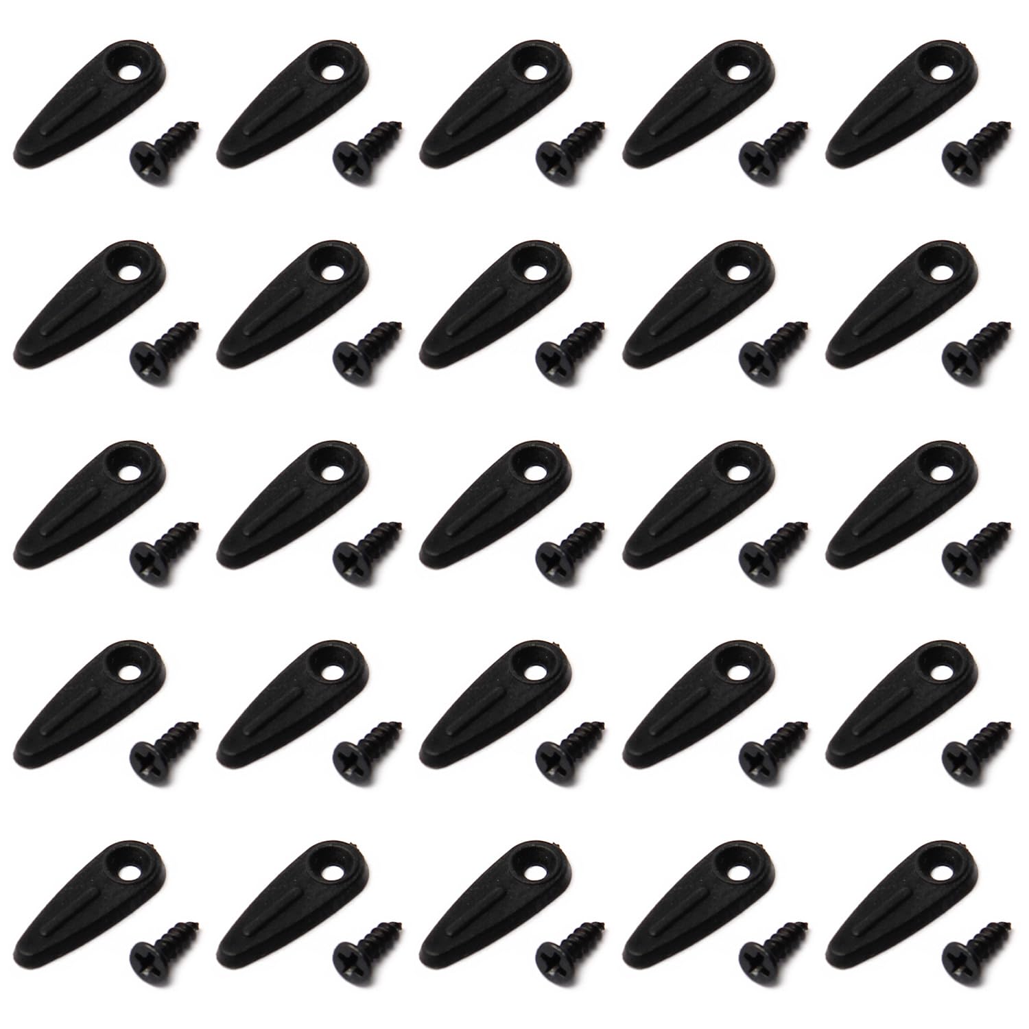 Amazon.com: MroMax 30Pcs Picture Frame Turn Buttons Plastic Photo Frame ...