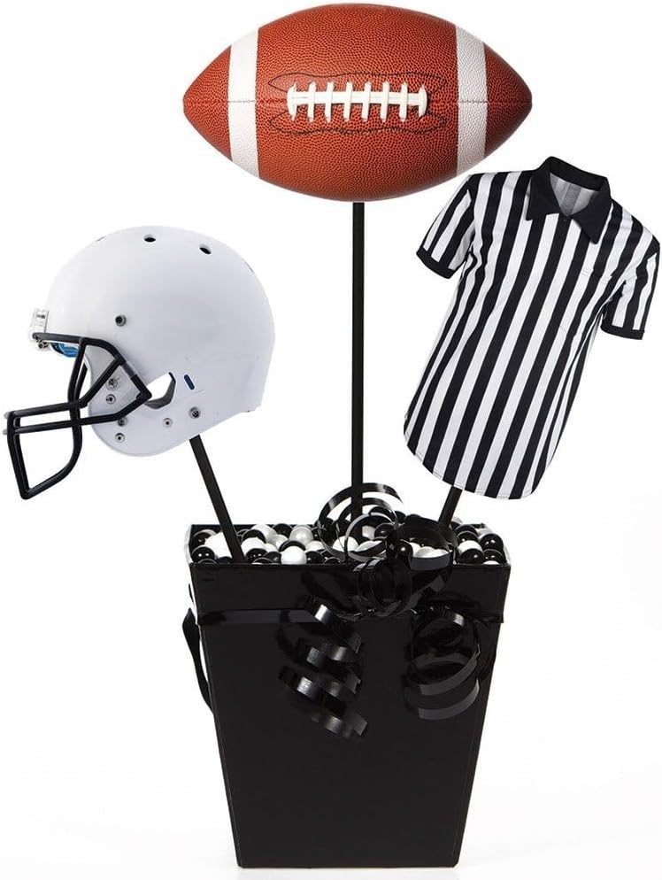 Amazon.com: Beistle Football Mini Cascade Centerpieces 3 Piece Sports ...