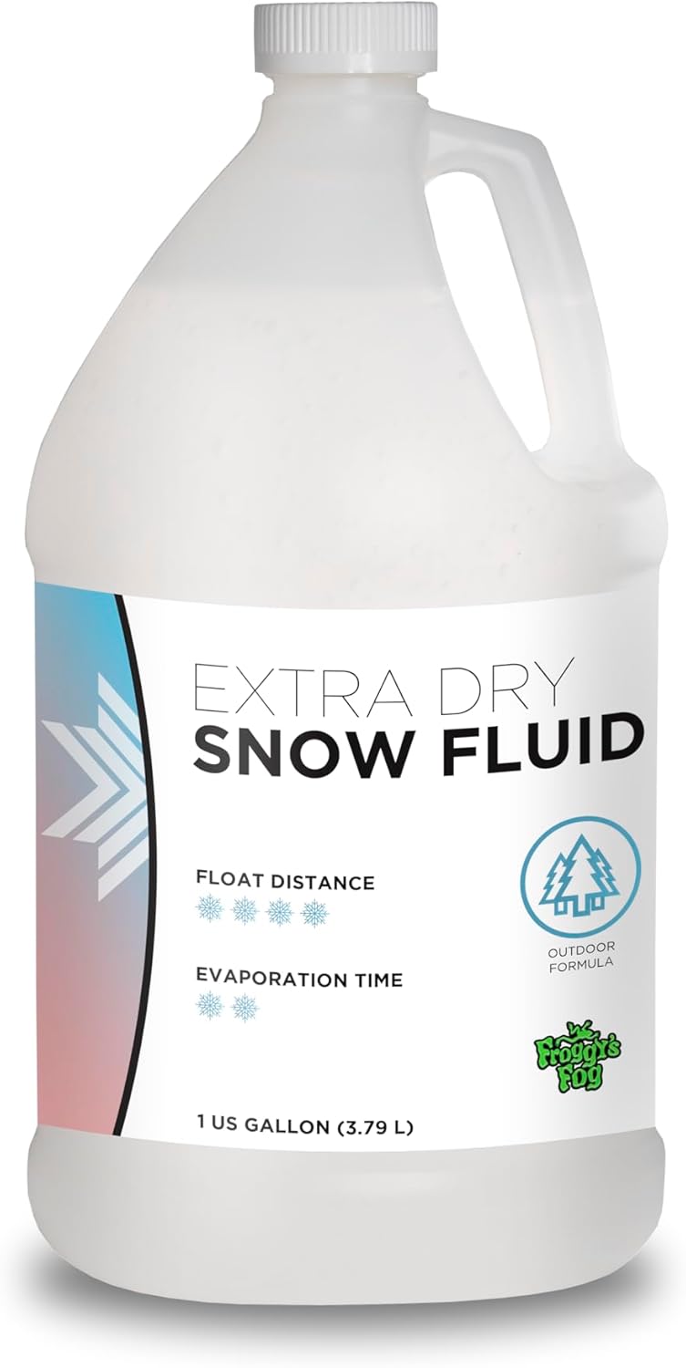 Amazon.com: Froggy's Flakes Snow Machine Fluid, Extra Dry Formula Snow ...