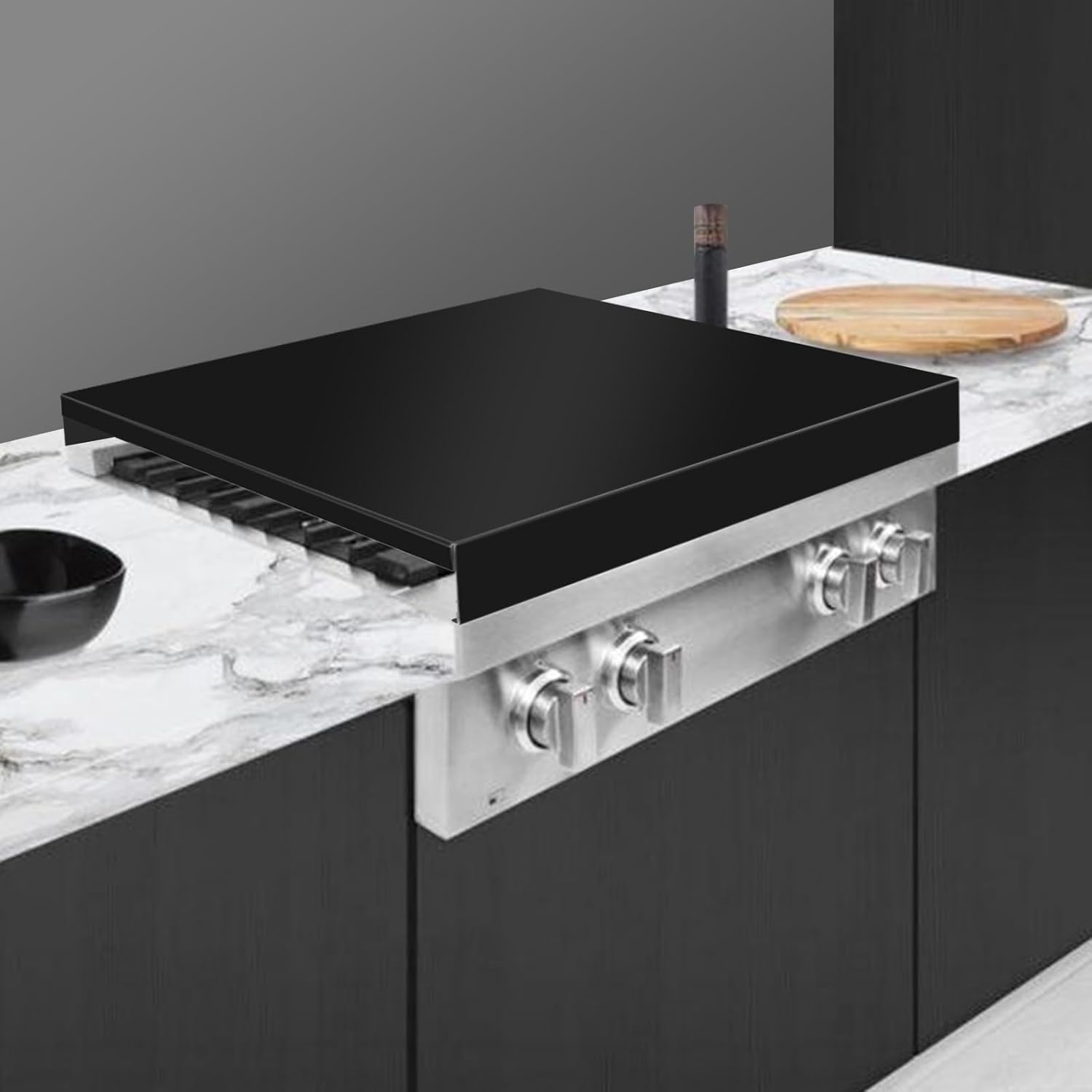 Amazon.com: 30'' Stainless Steel Stove Top Cover for Gas Stove，Heat ...