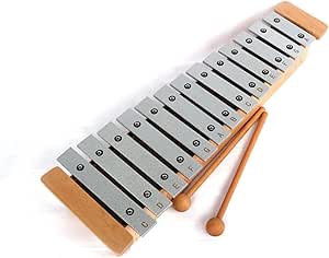 Amazon.com: Xylophone, Xylophone 13-Tone Aluminum Xylophone Carillon ...
