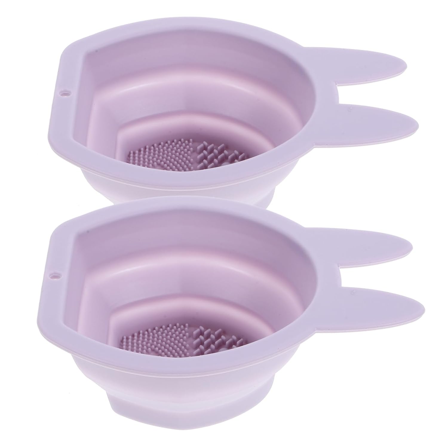Amazon.com: MAGICLULU 2 Pcs Rabbit Silicone Scrubber Cosmetic Brush ...