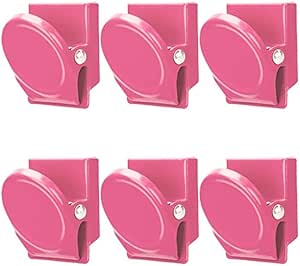 Amazon.com: 6 Pack Magnetic Clips, Magnetic Metal Chip Clips Fridge ...