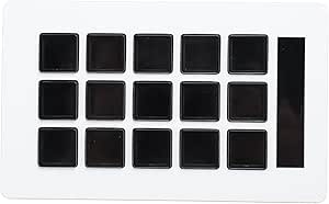 Amazon.co.jp: LCD Custom Keyboard, 15 Keys Visual Keyboard Pro Macro ...