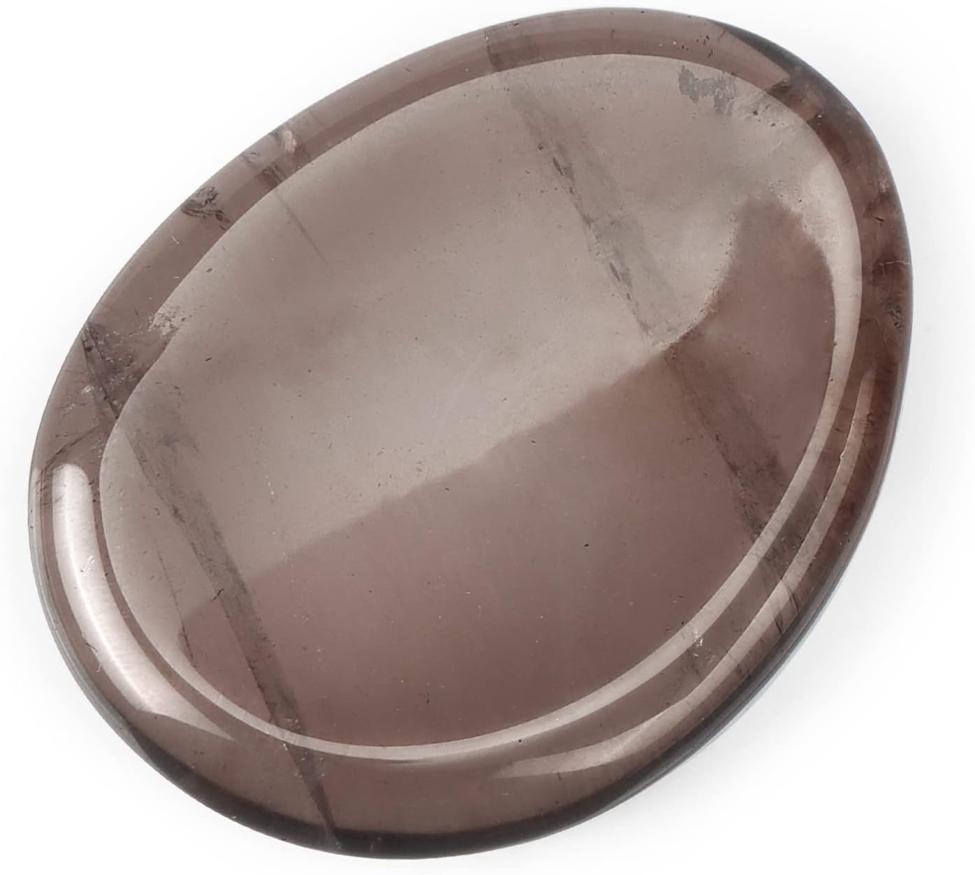 Amazon.com: Artistone Smoky Quartz Crystal Chakra Thumb Worry Stone ...