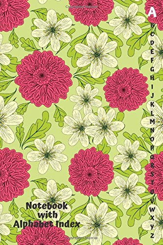 Notebook with Alphabet Index: Simple and Elegant Lined Notebook with ...